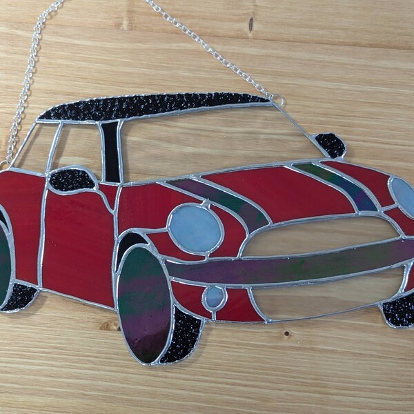 Mini Cooper Car Stained Glass Pattern Digital Download PNG PDF SVG Coop ...