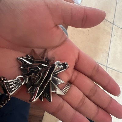 Wolf Pendant Stainless Steel Necklaces, Wizard, Chain Pendants, Fashion ...