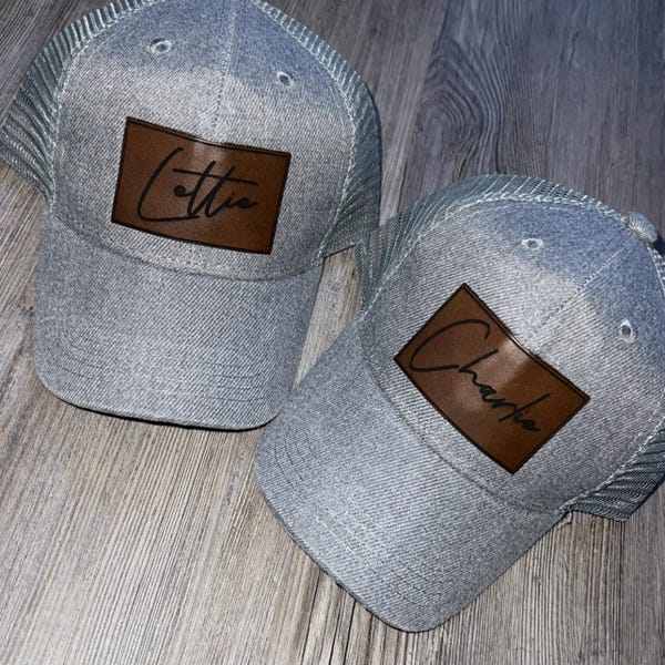 Custom Toddler Ball Cap Hat With Mesh Back, Infant Hat, Signature Hat ...