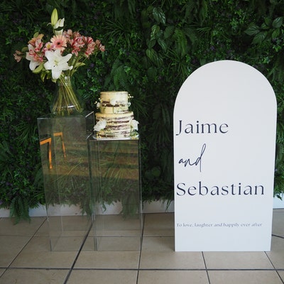 Large Arch Sign Arch Wedding Sign Arch Welcome Sign Wood Wedding Sign ...