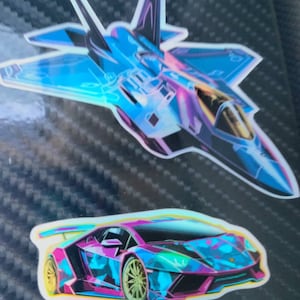 Holo Pro AR VR Headset Sticker Holographic Shiny Quest Car Phone Decal ...