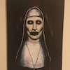Valak evil Version Painting Replica Print Canvas demon Nun, the ...