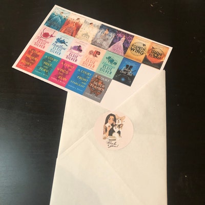 Custom Book Cover Stickers different Sizes Available - Etsy