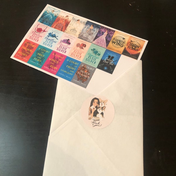 Custom Book Cover Stickers (different Sizes Available) - Etsy
