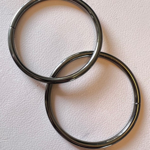 88mm Outer Antique Brass Binding Rings Hinge Sleepers Split Ring ...