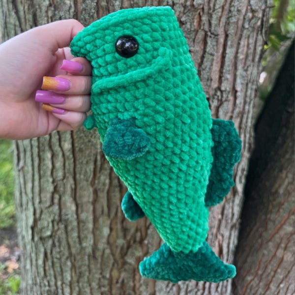 PATTERN: Bert the Bass Pattern - Amigurumi Largemouth Bass Pattern ...