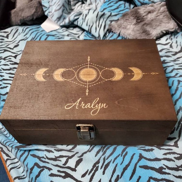Crystal Box, Personalized Box, Crystal Mystery Box, Stash Box, Crystal ...