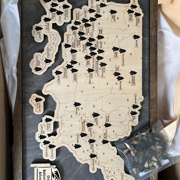 Great Lakes Layered Map, Depth Map, Customized Wood Map, Contour ...