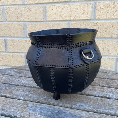 PDF Pattern Leather Cauldron Purse - Etsy