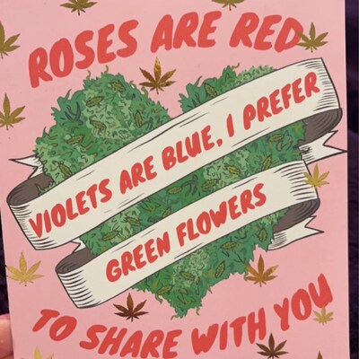 420 Happy Birthday Weed Card - Etsy