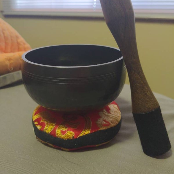 Tibetan Singing Bowl Set – Authentic Hand-tuned Sound Bowl – Perfect for Meditation Yoga ...