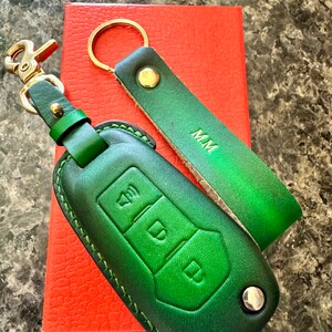 Leather Key Fob Cover for Wagoneer 2021 2022 2023 Dodgee Grand Cherokee ...