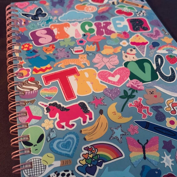 Adult Sticker Album, Sticker Book for Adults, Sticker Book, Sticker ...