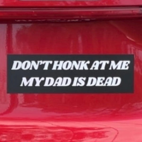 Wizard Bumper Sticker Funny, Cute Car Sticker Decals, Cursed Bumper ...