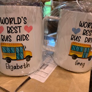 Bus Driver Ornament Bus Driver Gift Bus Aide Gift - Etsy