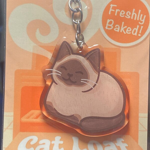 Siamese Cat Loaf Sticker; Waterproof Dishwasher Safe Matte Vinyl ...