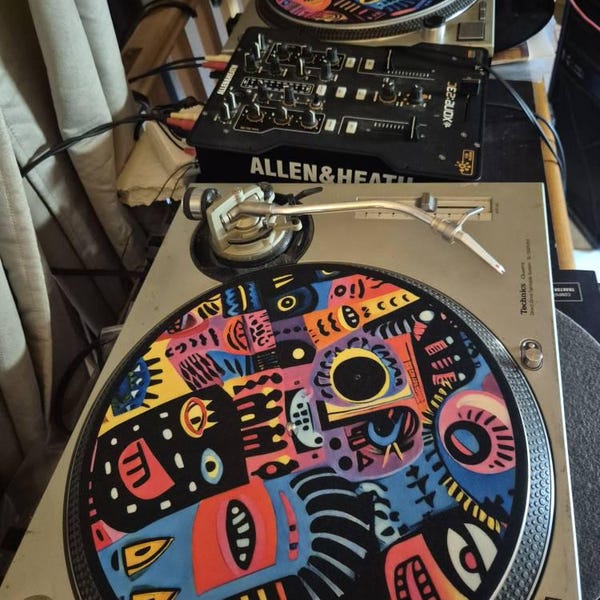 Time Machine Pressed Felt Turntable Slipmat Accesory Vinyl Record ...