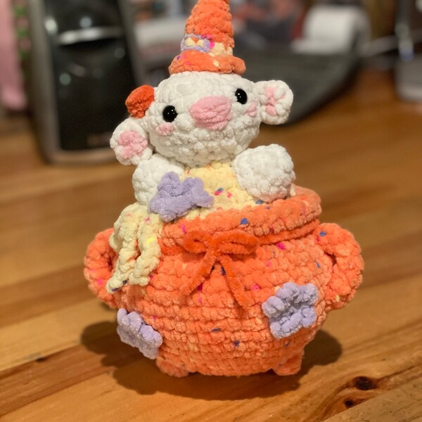 Wizard Cow in Cauldron Plushie PDF Pattern - Etsy