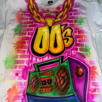 Airbrush 90's Fresh Prince Design Free Shipping - Etsy