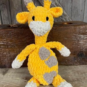 Pattern: Griffie the Giraffe Snuggler & Stuffie Patterns, Crochet ...