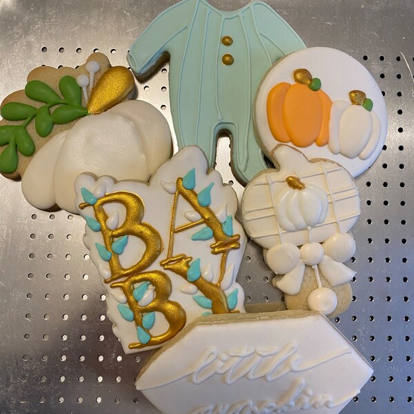 1/DZ Birthday Cookies Black, White, and Gold - Etsy