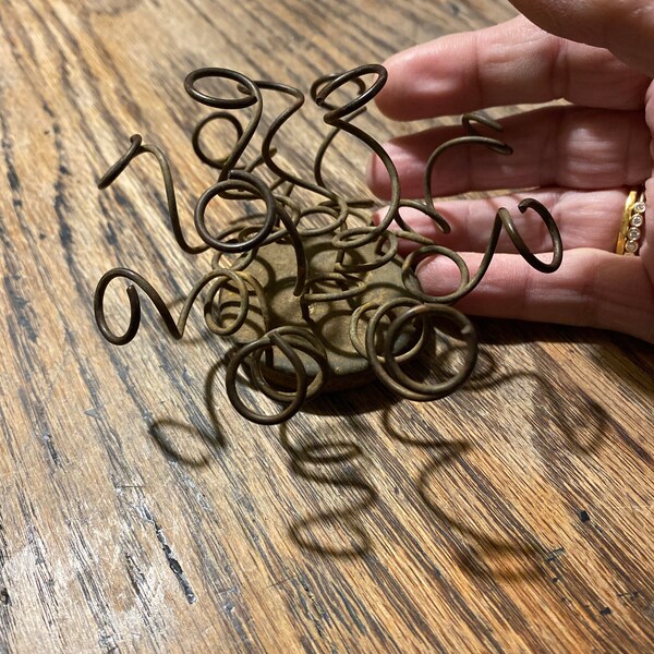 Antique Metal Letters HUN Wood Letter Store Sign Industrial ...