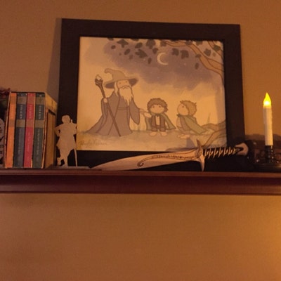 The Hobbit Book Gift, the Hobbit Home Decor Art, the Hobbit Bookmark ...