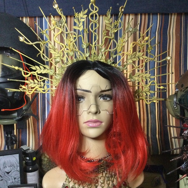 Snow Queen Inspired Headdress - Ivory, Silver Lace Snowflake Beaded ...