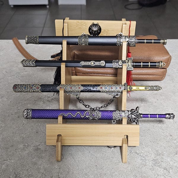Samurai Katana Hand-forged Ninja Sword Mini Japanese Sword Samurai ...