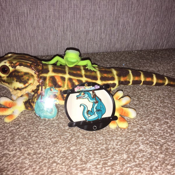 Joanna the Goanna Enamel Pin - Etsy