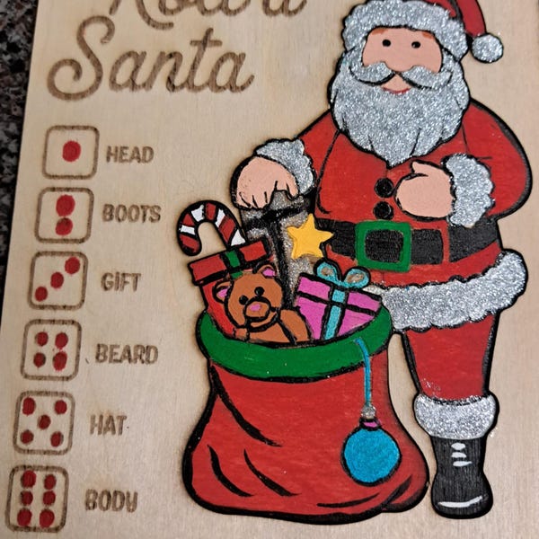 Christmas Puzzle Game , Christmas Roll A Santa Puzzle Game SVG ...