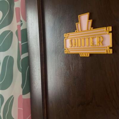 Custom Art Deco Sign Decor Home Art Deco 3D Printed Decoration Interior ...