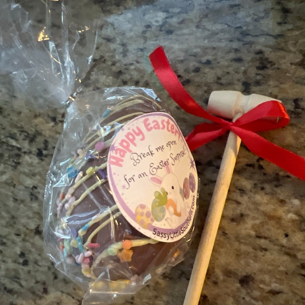 Easter Breakable Smash Chocolate - OVERSIZED Eggs Filled With Fun Jelly ...