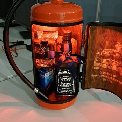 20 L Custom Jerry Can Mini Bar for a Gift, Chess Set Present for the ...