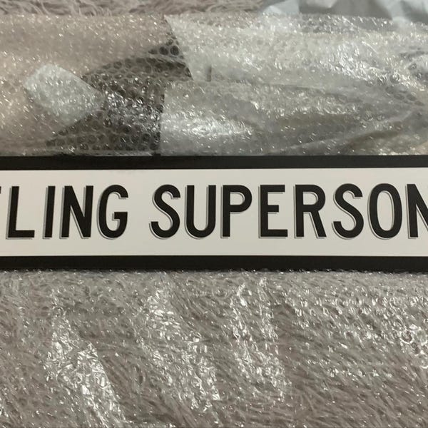 Oasis Inspired Wonderwall Street Slogan Sign **new Larger Size Now ...