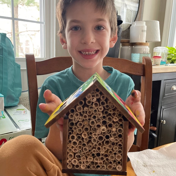 Build Your Own Bird House Kit - Kids Craft DIY Bird House - Etsy