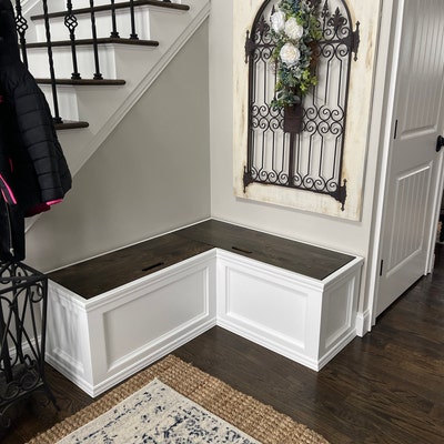 Shaker-style Storage Bench / Window Bench / Top-opening - Etsy