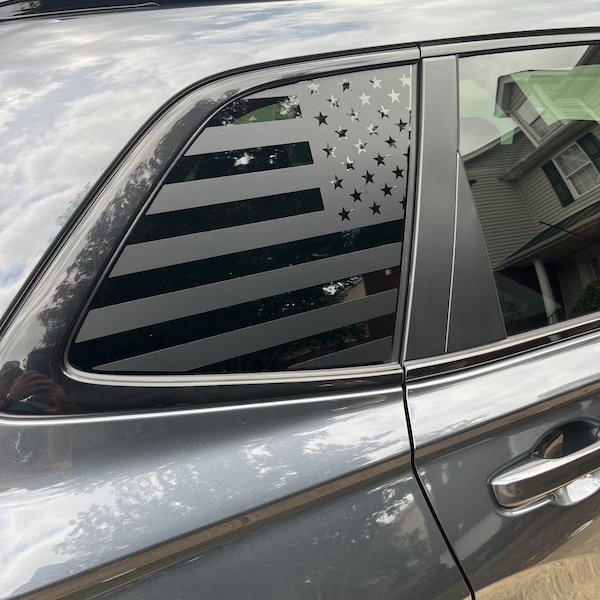 Fits Chevrolet Trax 2024-2025 Rear Quarter Window American Flag Vinyl ...