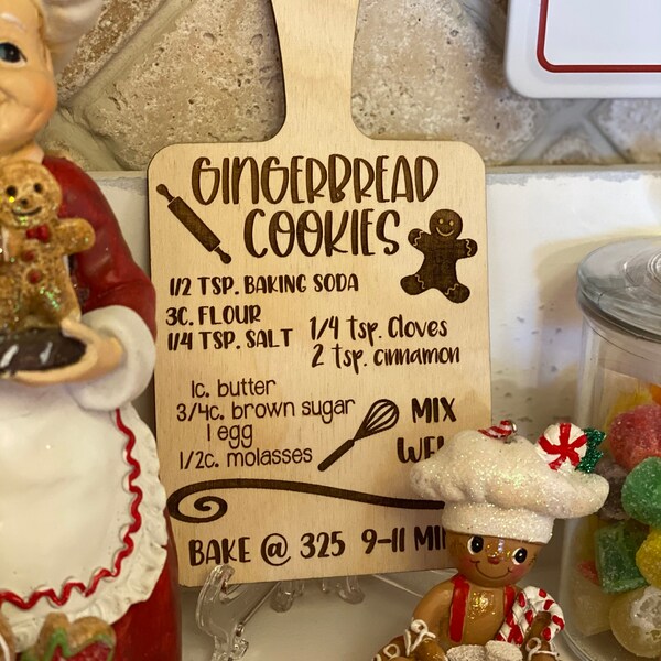 Gingerbread Tiered Tray Décor, Gingerbread Tiered Tray Signs - Etsy