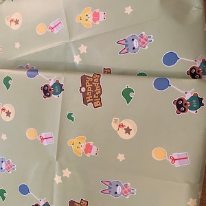 Animal Crossing Wrapping Paper | Animal Crossing Gift Wrap | Tom Nook ...