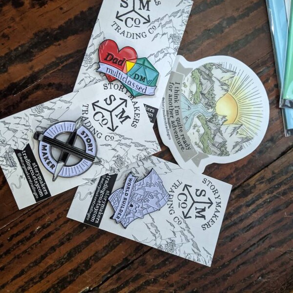 Storymaker Enamel Pin - for Writers, Crafters, Makers, World Builders ...