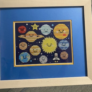 Solar System Cross Stitch Pattern, Universe Cross Stitch,space Cross ...