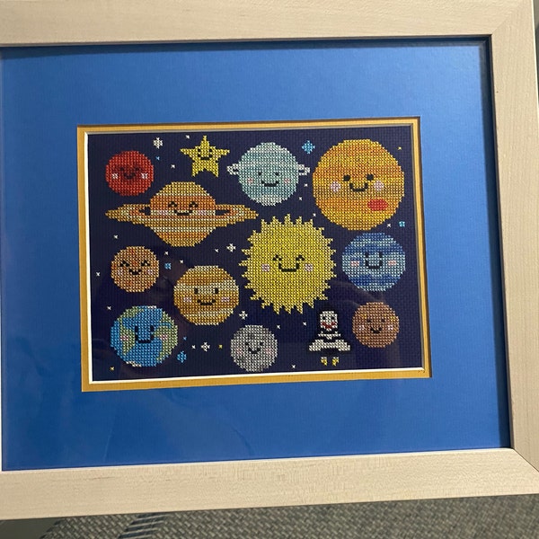 Solar System Cross Stitch Pattern, Universe Cross Stitch,space Cross ...