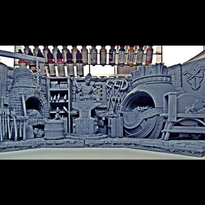 Steampunk Abandoned Robot Diorama Nerikson Display Model 12k - Etsy