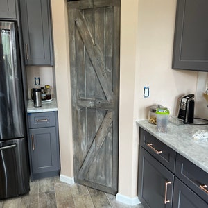 Custom Barn Door Baby Gate, White Painted Baby and Pet Gate - Etsy