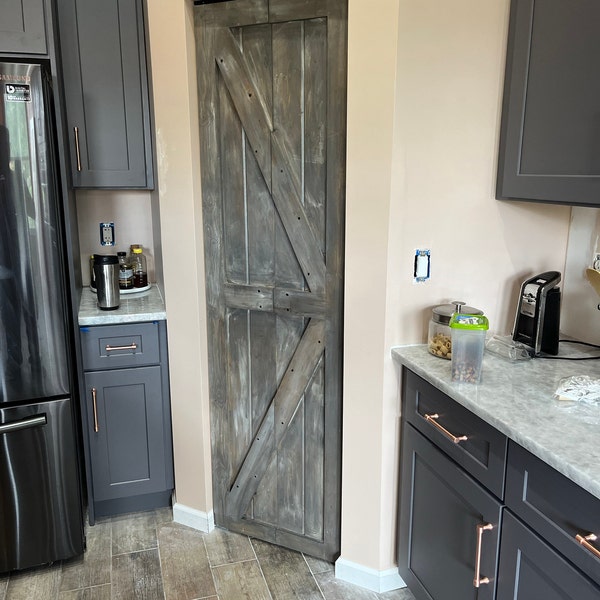 Custom Barn Door Baby Gate, White Painted Baby and Pet Gate - Etsy