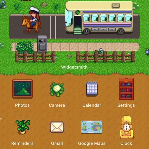 Ios 259 Icons | Stardew Valley iPhone IOS14 App Icons Pack | Retro Game ...