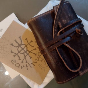 A4 Large Classic Brown Leather Bound Journal, Leather Notebook, Custom ...