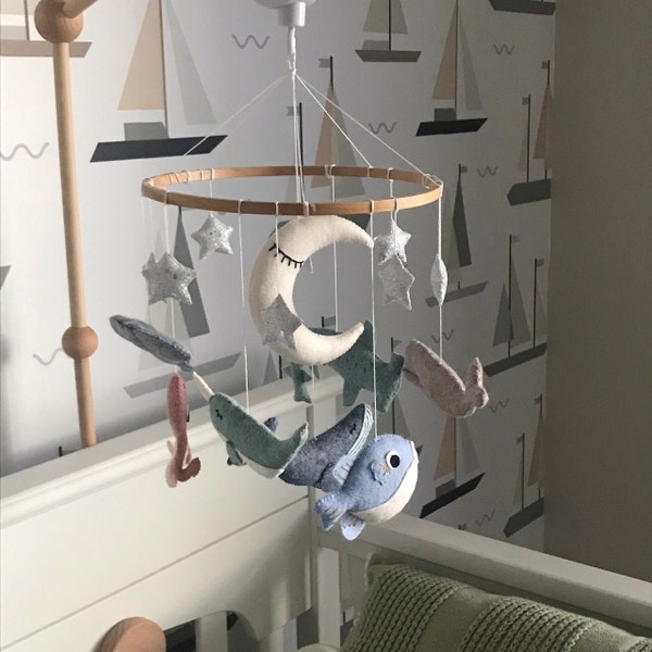 Solar System Baby Space Mobile, Planet Nursery Mobile, Outer Space ...