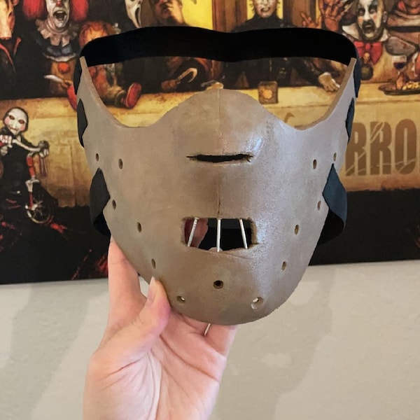 Hannibal Lecter Mask PDF Pattern - EVA Foam Template - the Silence of ...